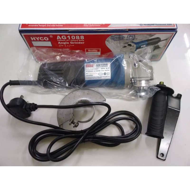 HYCO ELECTRIC GRINDER 4" AG-1088 (850W) | Shopee Malaysia