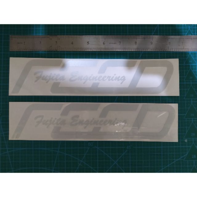 Stiker FEED/ FUJITA ENGEENERING (2pcs) | Shopee Malaysia