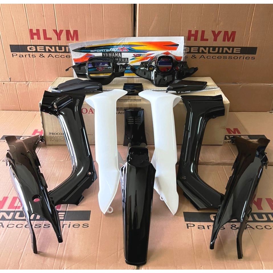 Y110 SS YAMAHA (SMX) COVER SET 100% ORIGINAL PROCOAT 3YR ( STICKER ...