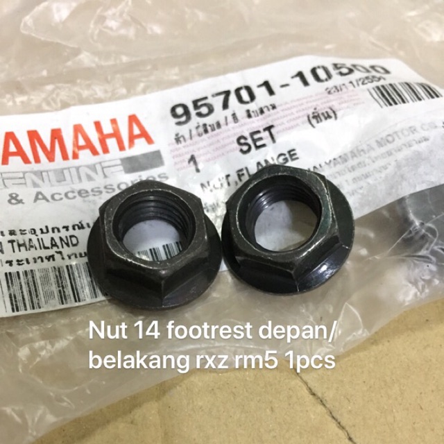 Nut front / rear footrest rxz | Shopee Malaysia