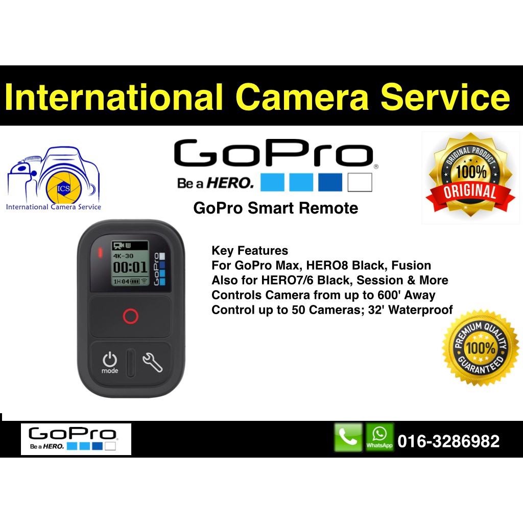 GoPro Smart Remote Control camera | Shopee Malaysia