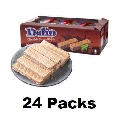 24 Packs Delio Chocolate Cream Wafer 16g Each HALAL (LOCAL READY STOCKS ...