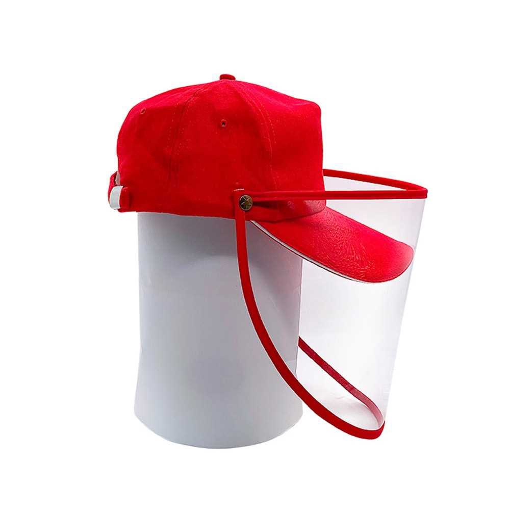 Unisex Cap with Face Shield Transparent Protective Face Mask Anti ...