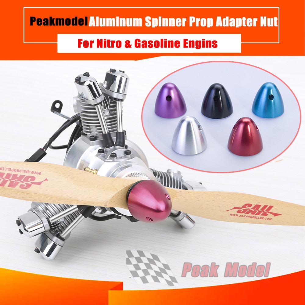 Aluminum Prop Adapter Nut / Metal Anodized Paddle Head / Spinner For OS ...