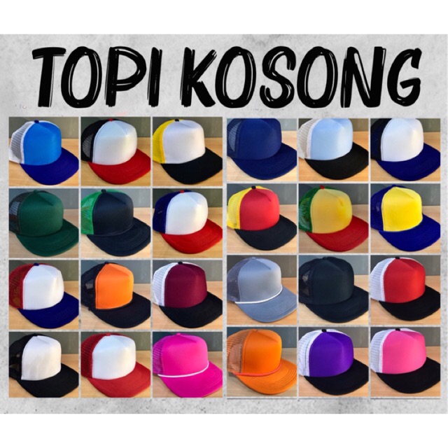 Trucker Cap Kosong. Pelbagai Warna.. | Shopee Malaysia