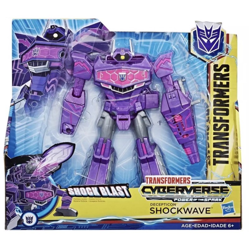 Hasbro Transformers Cyberverse Action Attackers Ultra Class Shockwave ...