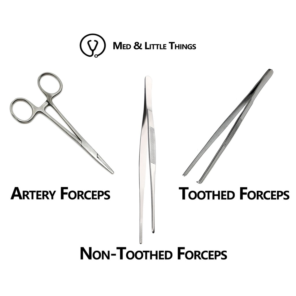 Surgical Forceps (Toothed/Non-toothed Tissue Forceps and Artery Forceps ...