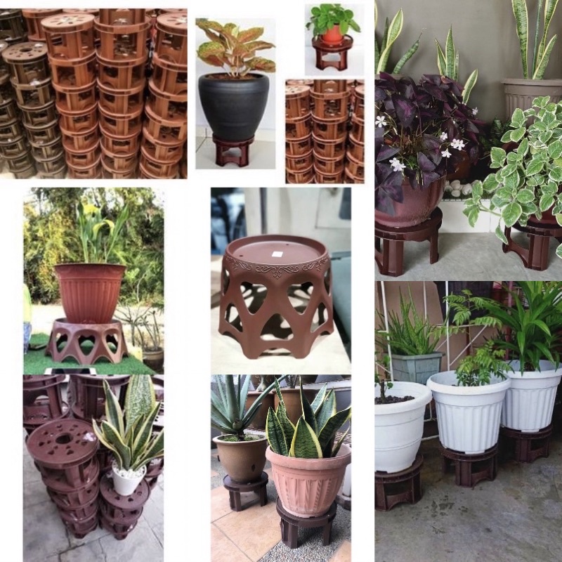PELAPIK TAPAK PASU BUNGA / FLOWER POT STAND / POSTAGE EVERYDAY | Shopee ...
