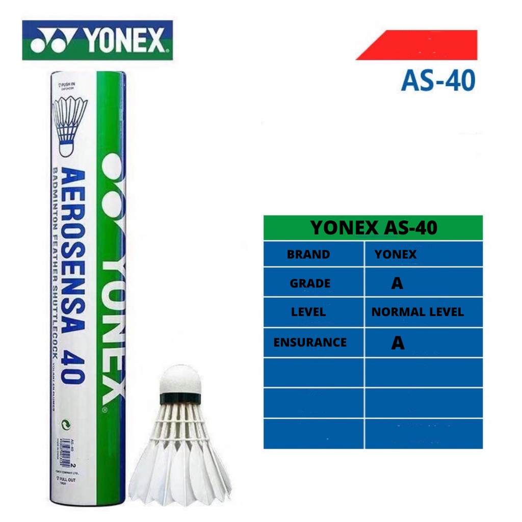 Yonex shuttlecock grade store