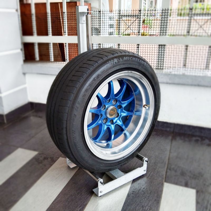 Car Wheel Tyre Detailing Wash Roller Stand | Shopee Malaysia