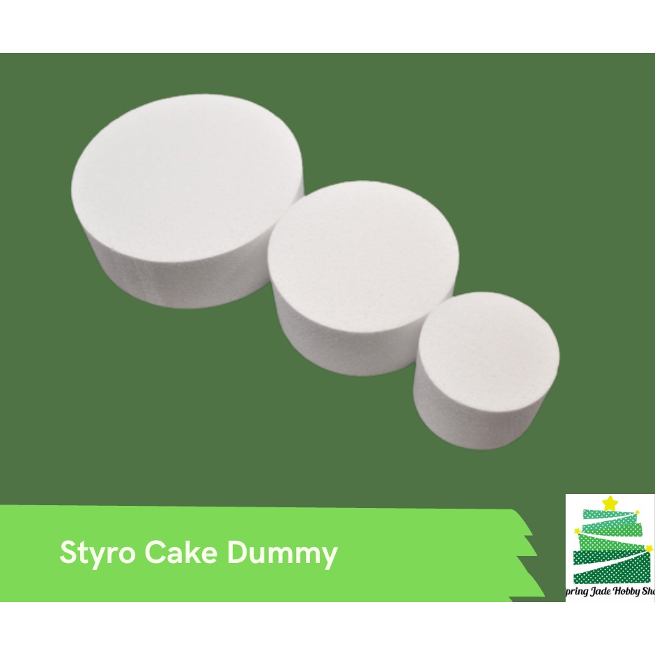 Spring Jade: Round Styrofoam Foam Cake Dummy Styro Cake | Shopee Malaysia