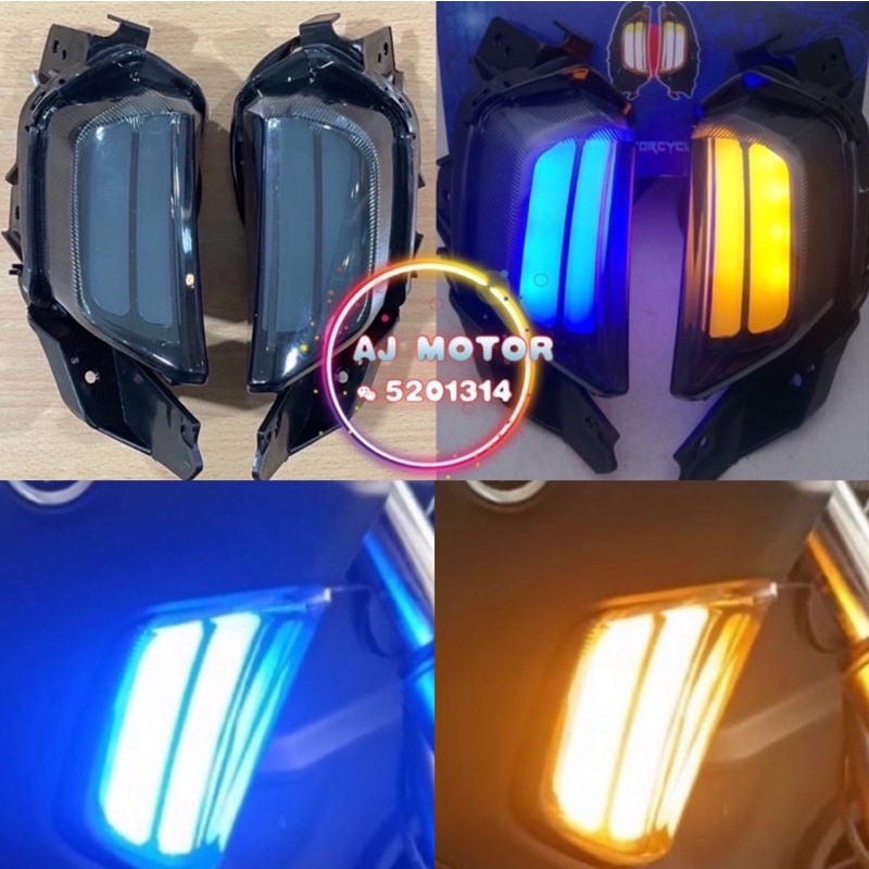 YAMAHA NMAX155 NMAX V2 FRONT SIGNAL LED [ TURN LIGHT ] MODE LAMPU DEPAN ...