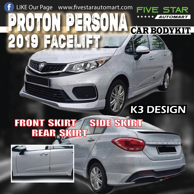 Proton Persona 2019 K3 Style Full Set Bodykit | Shopee Malaysia