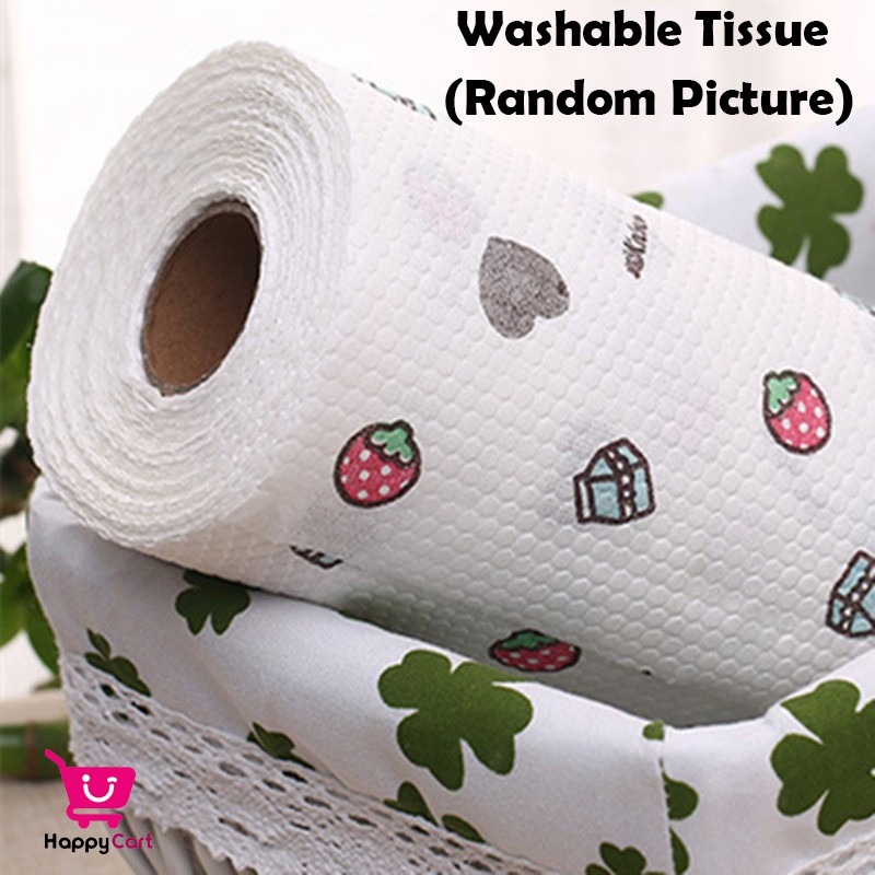 Washable Tissue Reusable Kitchen Paper Towels Oil Absorbing Paper ...