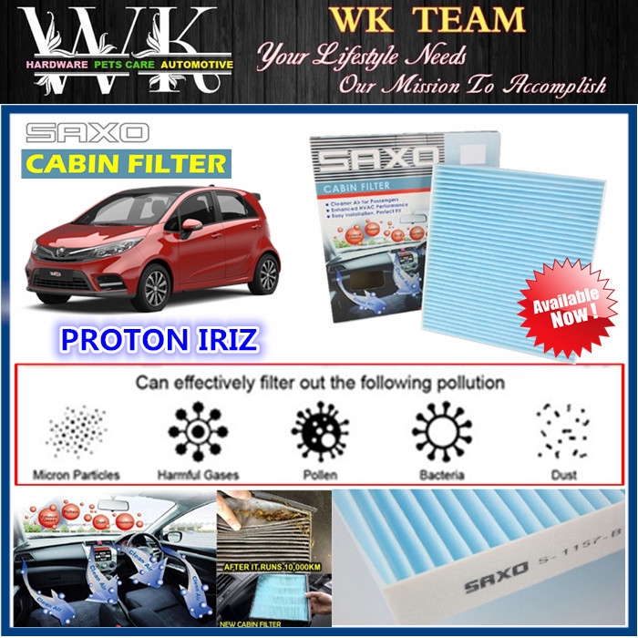 Proton Iriz Saxo Cabin Air Cond Replacement Cabin Filter | Shopee Malaysia
