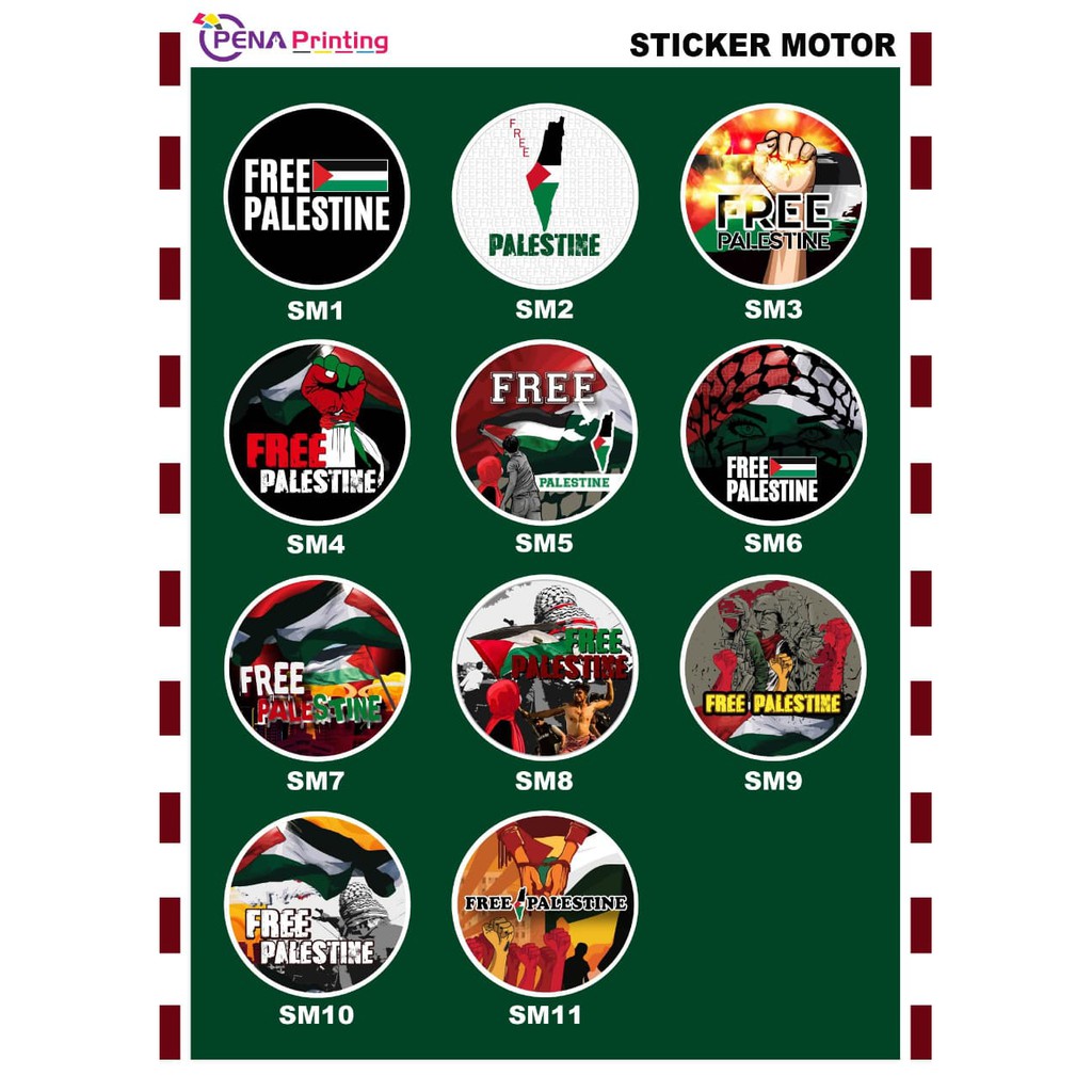 READY STOK!!! STICKER PALESTINE | FREE PALESTINE | SAVE GAZA | STICKER ...