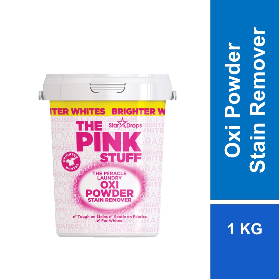 The Pink Stuff The Miracle Laundry OXI Powder Stain Remover for Whites ...