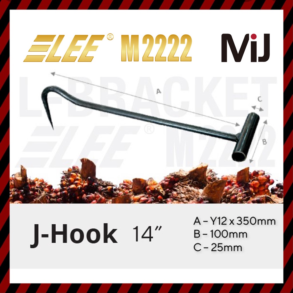J-Hook Special Hook Oil Palm Harvesting Tool 12"/ 14"/ 16" [Alatan Kelapa Sawit] | MJ STORES ...