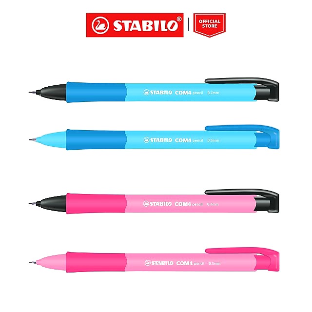 Stabilo Triangular Mechanical Pencil 0.5mm ( Pink / Blue ) | Shopee ...