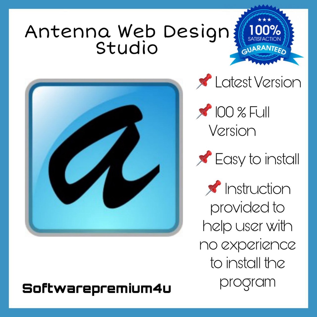 Antenna Web Design Studio 7.3 (2022) 🔥【Latest】🔥 | Shopee Malaysia