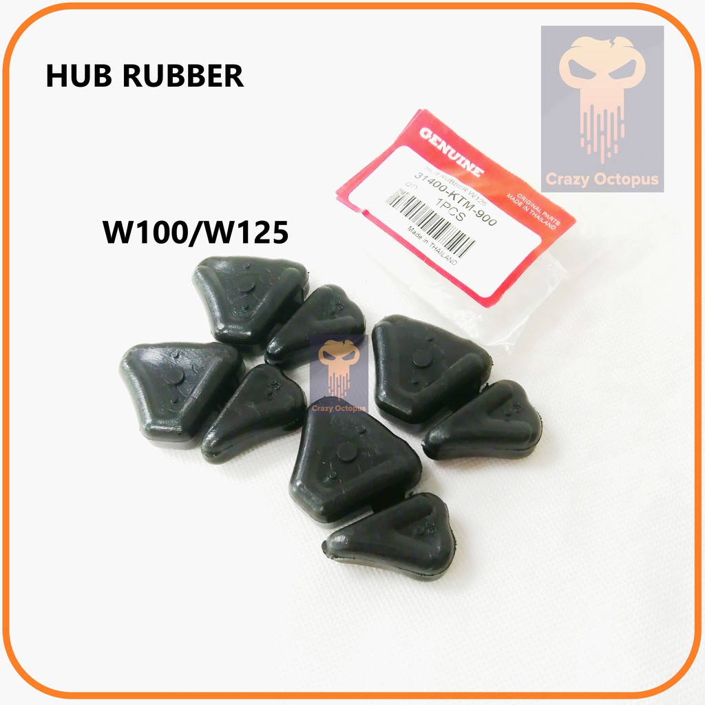 HUB SPOCKET RUBBER DAMPER Honda EX5/DREAM/C70/GBO/KRISS/Fame/WAVE110 ...