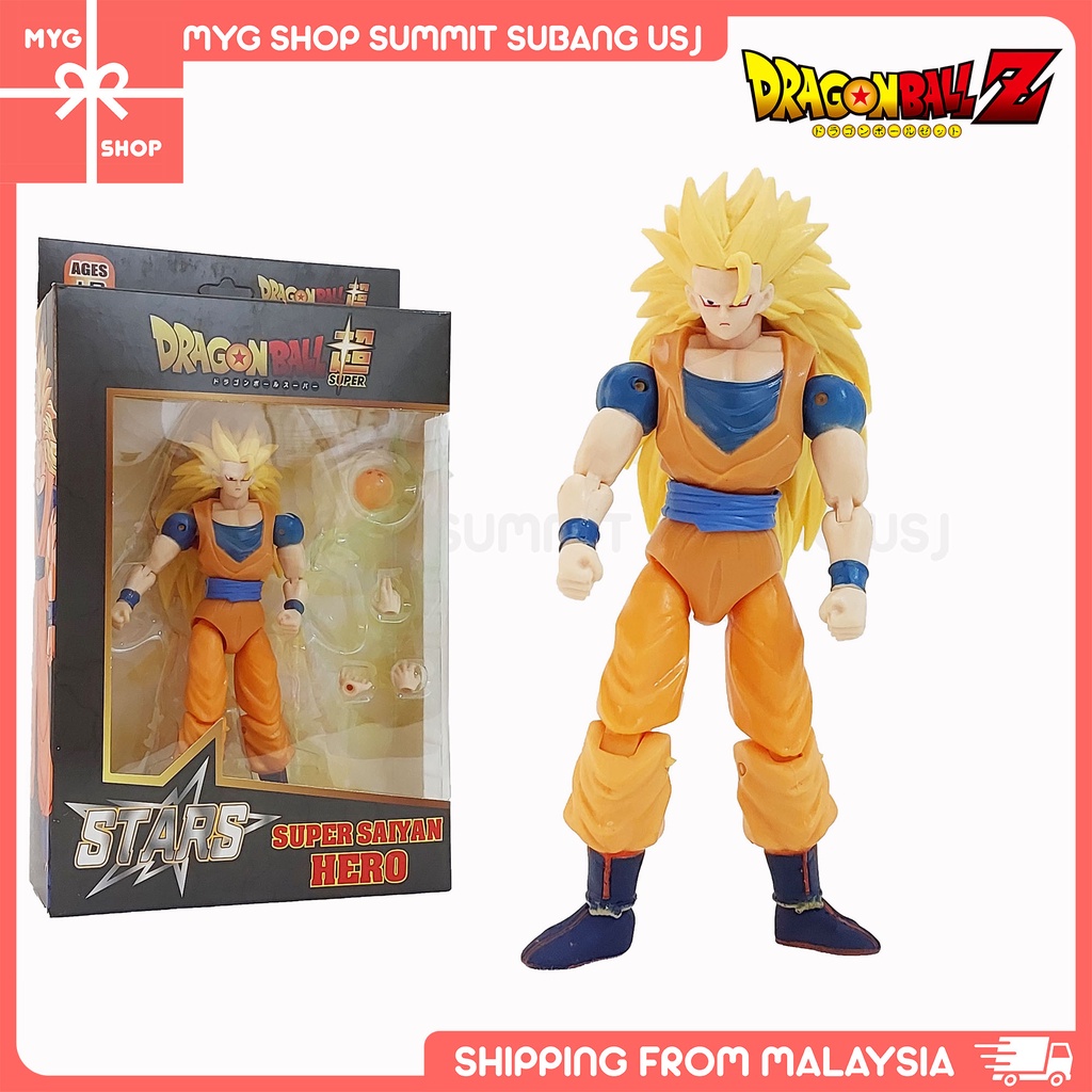 Dragon Ball Goku Super Saiyan Vegeta Action Figure Moveable Joint Anime ...