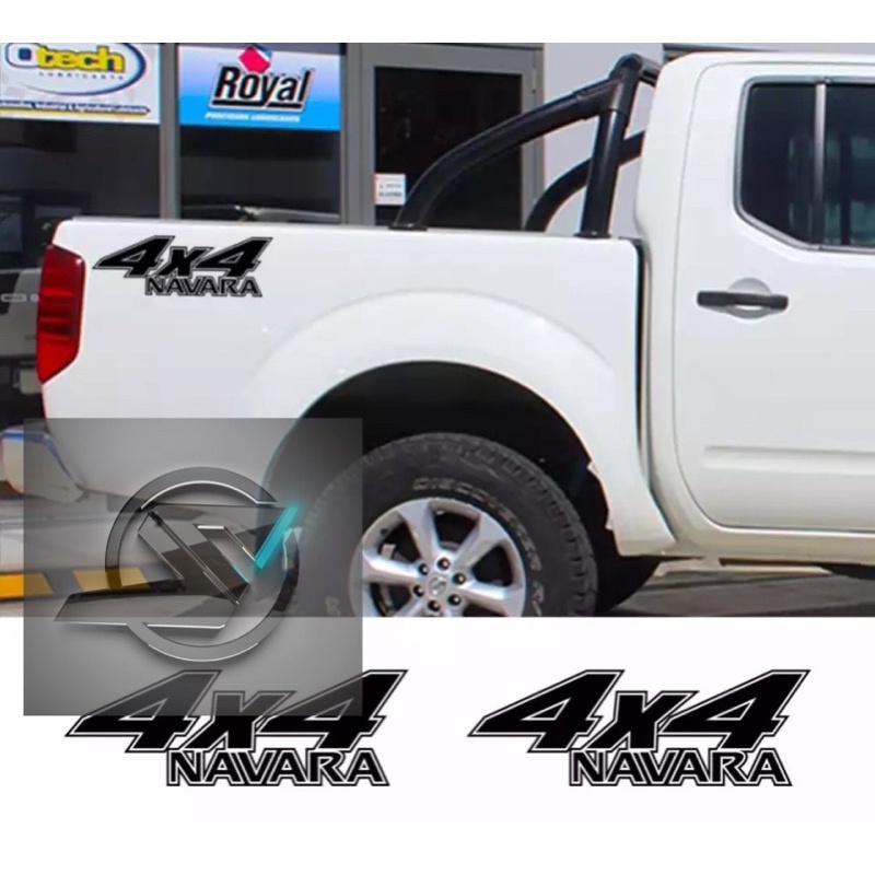 (Ready Stock )S113# 2pc 4x4 NAVARA Car Body Vinyl Decal Sticker ...