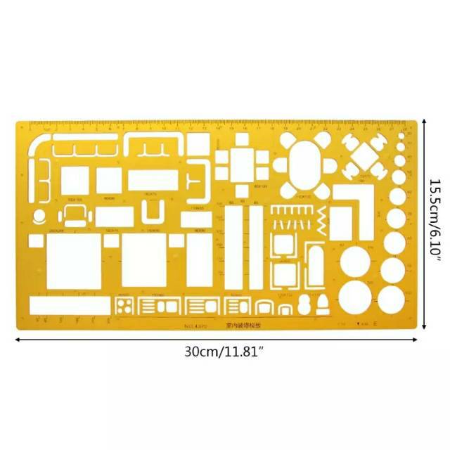 Jsh ruler/mal furniture/interior template (4370) 1:50 | Shopee Malaysia