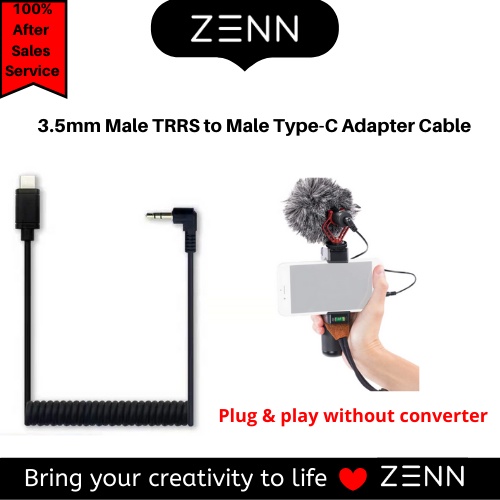 ZENN 3.5mm TRS to USB-C Type C Interface Audio Output Cable for ...