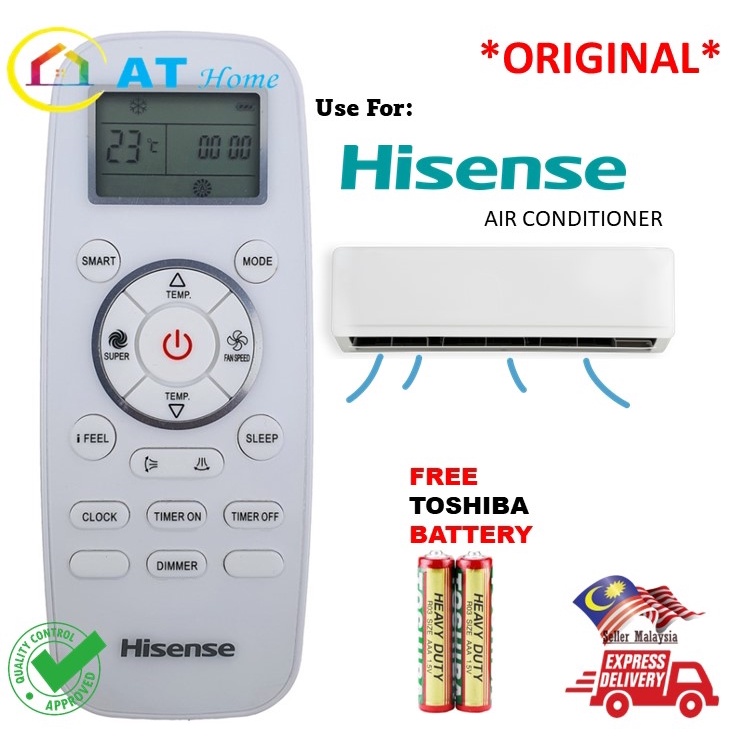 Hisense **Original**Air Conditioner Remote Control DG11L3-Original ...