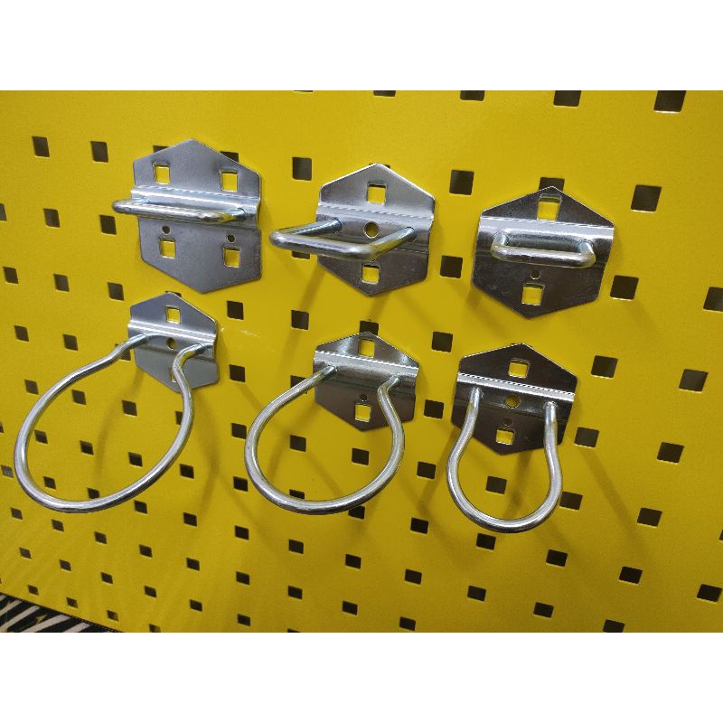 Pegboard Accessories. Round Hook And U Hook. DIY Wall Storage Organizer ...