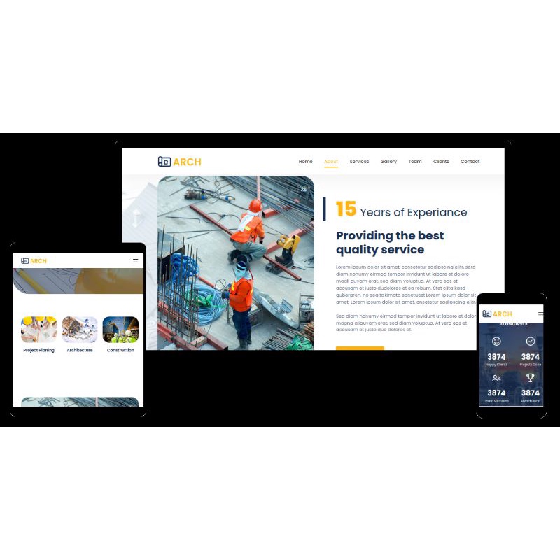 Website Design Template / Website Source Code / Coding / customize ...