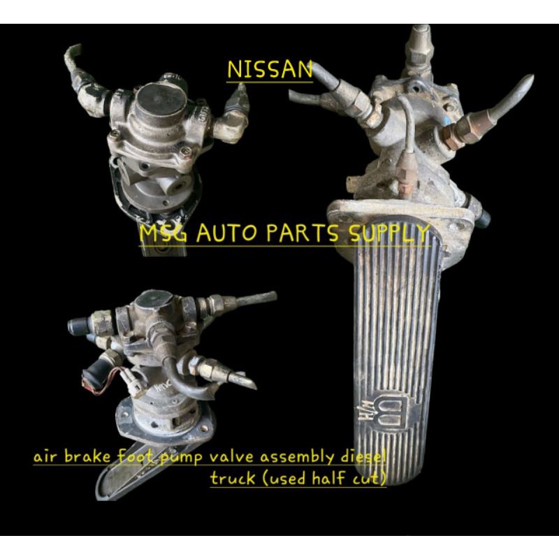 NISSAN UD AIR BRAKE FOOT PUMP VALVE ASSEMBLY DIESEL TRUCK (USED HALF ...