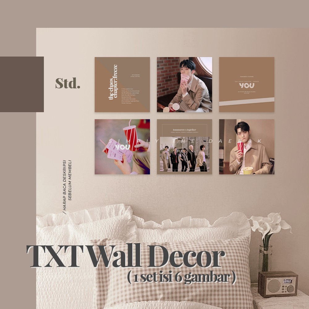 Txt Wall Decor kpop poster aesthetic minimalist color pinterest the ...