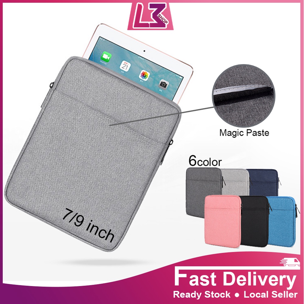Ready Stock Sleeve 7/9 inch Waterproof Tablet Case Fabric Pouch ...