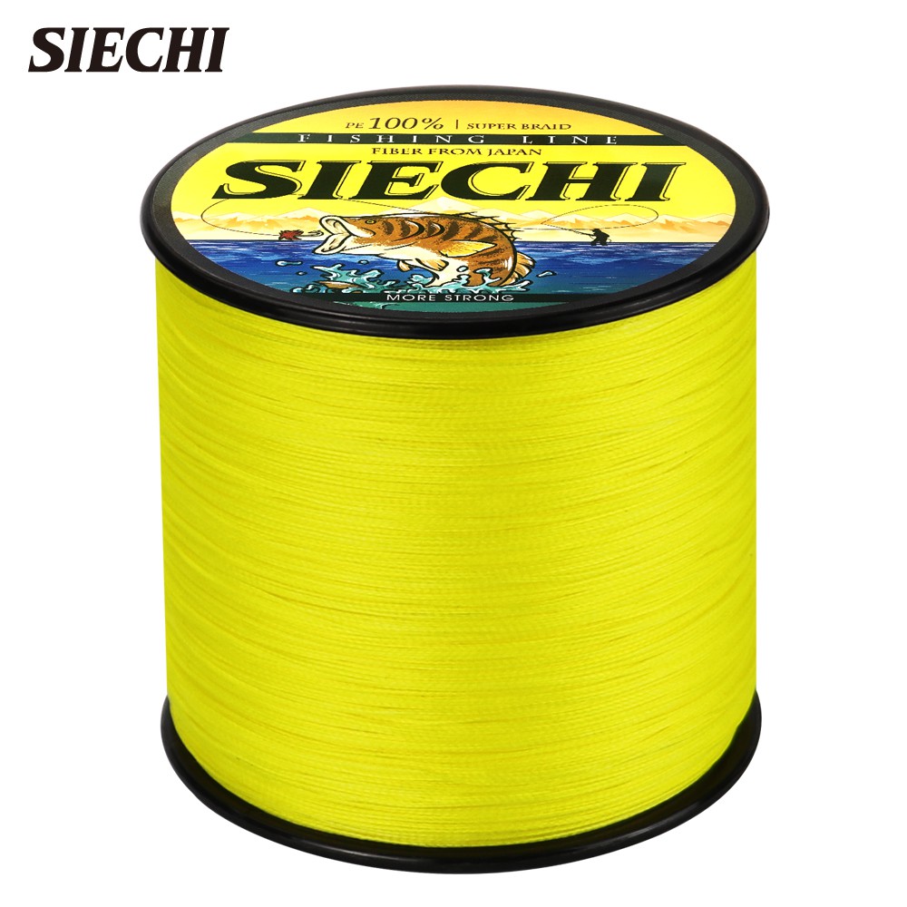 Tali Pancing Line SIECHI 4 Braided Fishing Line Braided PE 4X 100M 300M ...