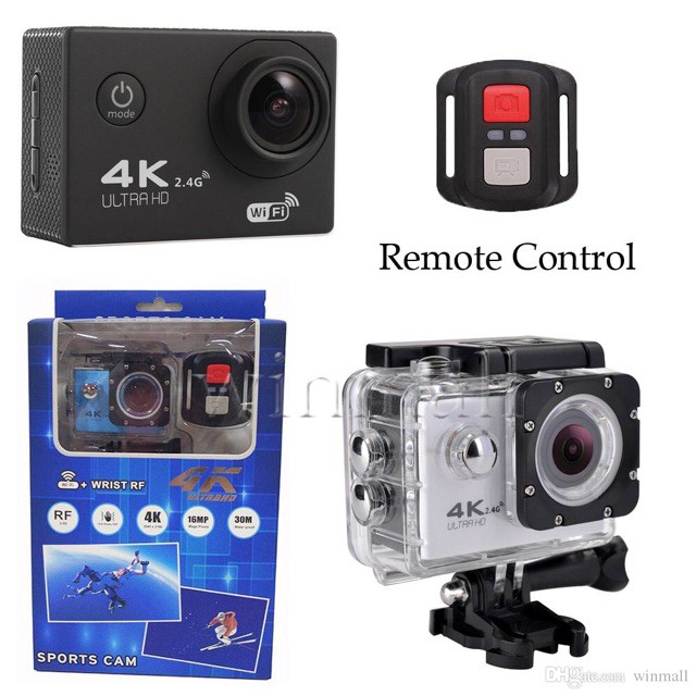 Sport Camera Action Ultra HD 4K WiFi CAM 16MP Waterproof | Shopee Malaysia