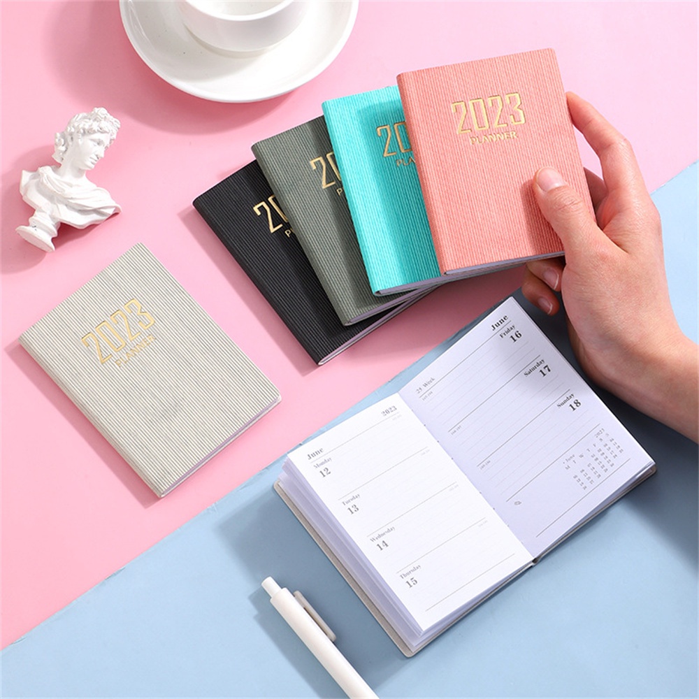 2023 Mini Notepad A7 Portable Pocket Notebook Daily Weekly Agenda ...
