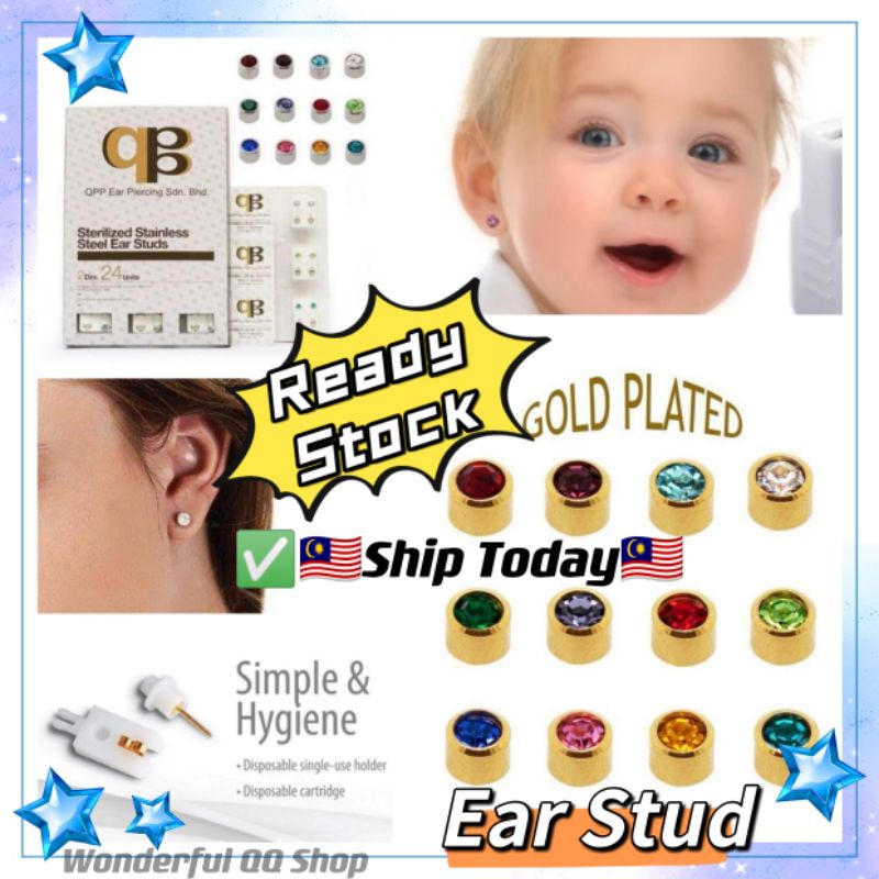 Ready Stock #QPP Ear Piercing#Stainless Steel Ear Piercing #Subang ...