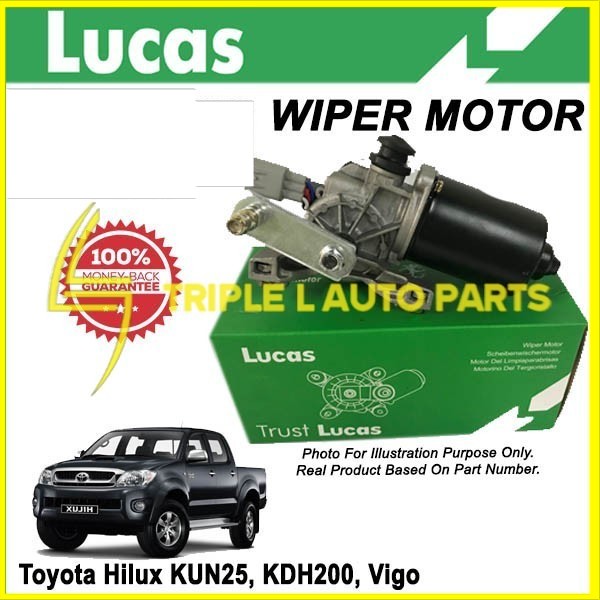 Toyota Hilux KUN25, KDH200, Vigo Original Lucas Wiper Motor | Shopee ...