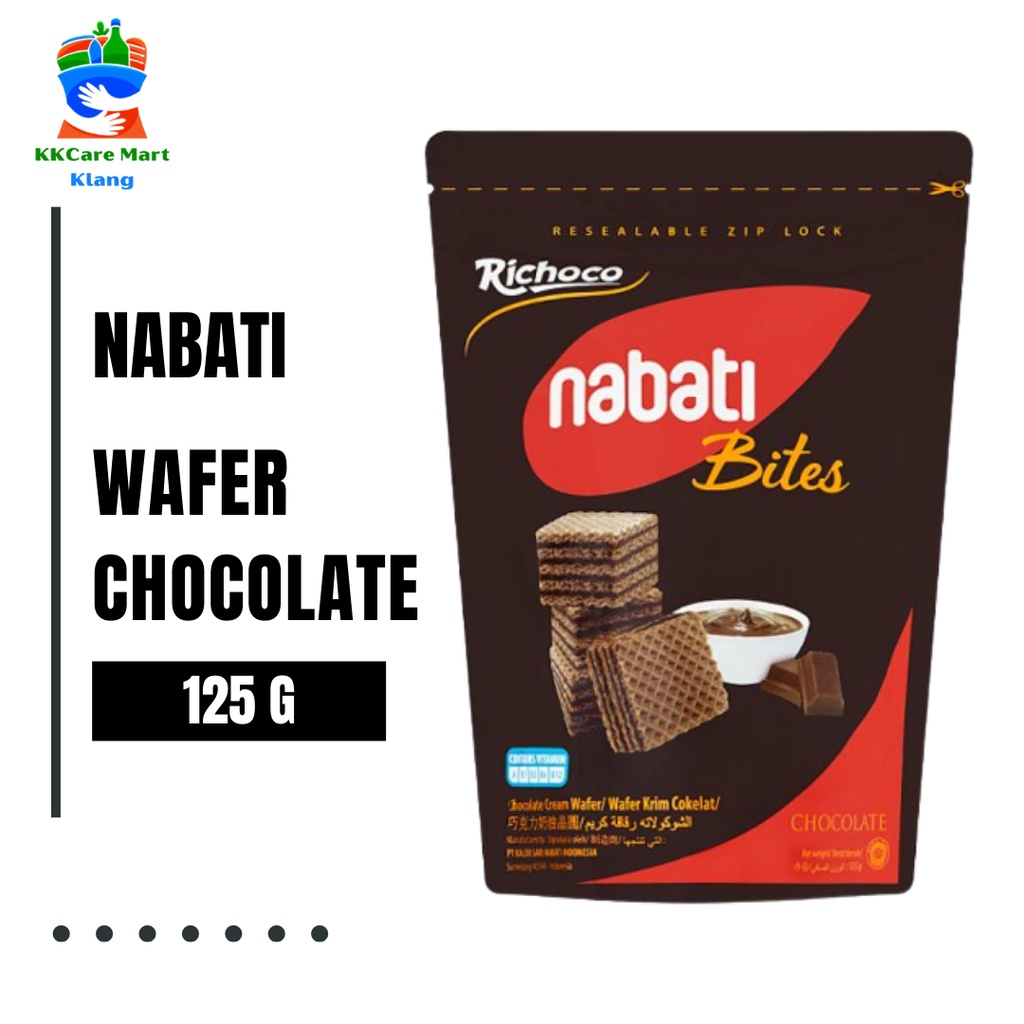 Nabati - Bites Wafer Cream Chocolate 125g | Shopee Malaysia