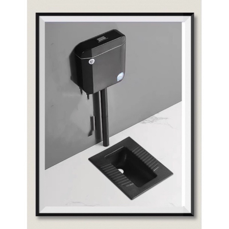Ready Stock Black colour series Squating Pan-Jamban Cangkung | Shopee ...