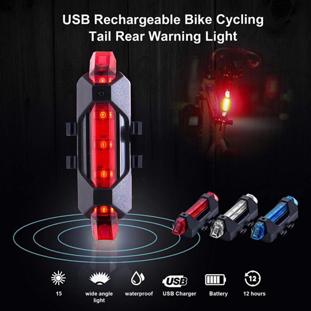 RAPID Safety/Waterproof Bicycle LED Tail Light | Shopee Malaysia