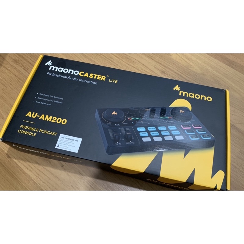 Maonocaster Lite AU-AM200 Mixer podcaster audio interface sound card ...