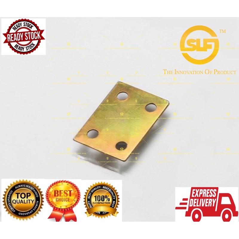 SLF Yellow High Quality Zinc Metal Flat Bracket Mending Plate Repair ...
