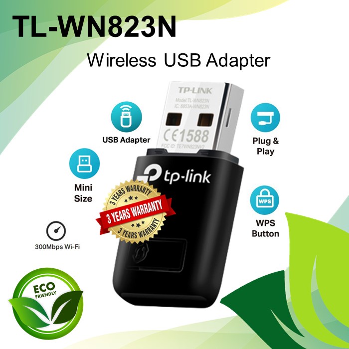 TP-LINK WIRELESS USB ADAPTER - TL-WN727N/WN725N /WN821N / WN823N ...