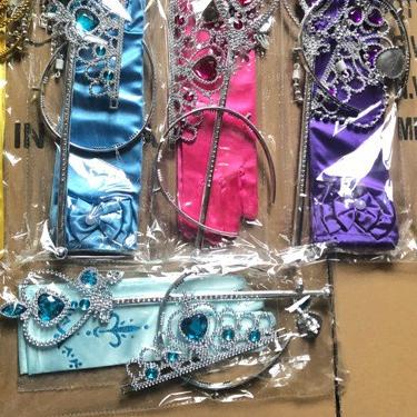 (Brandedbaby) TIARA PRINCESS Children 6-IN-1 IMPORT / Children's PRINCESS Accessories SET ...