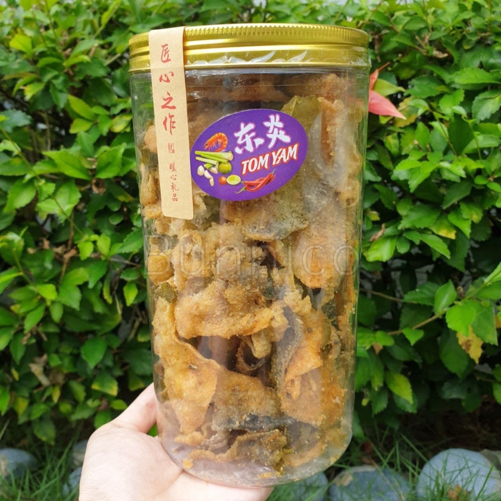 210g -Thai TomYam Fish Skin Snacks 泰式东炎鱼皮 | Shopee Malaysia