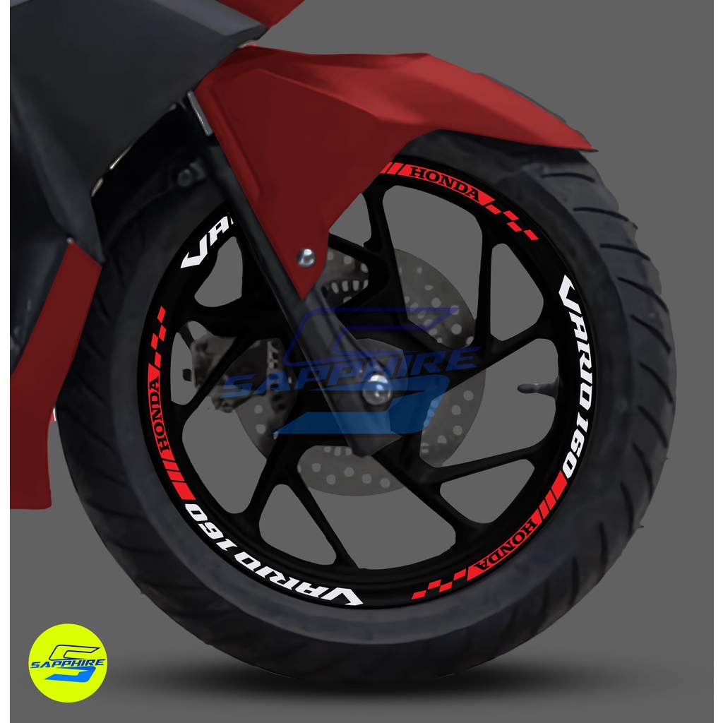 Vario 160 Wheel Sticker Vario 160 4 Valve Rim Sticker | Shopee Malaysia