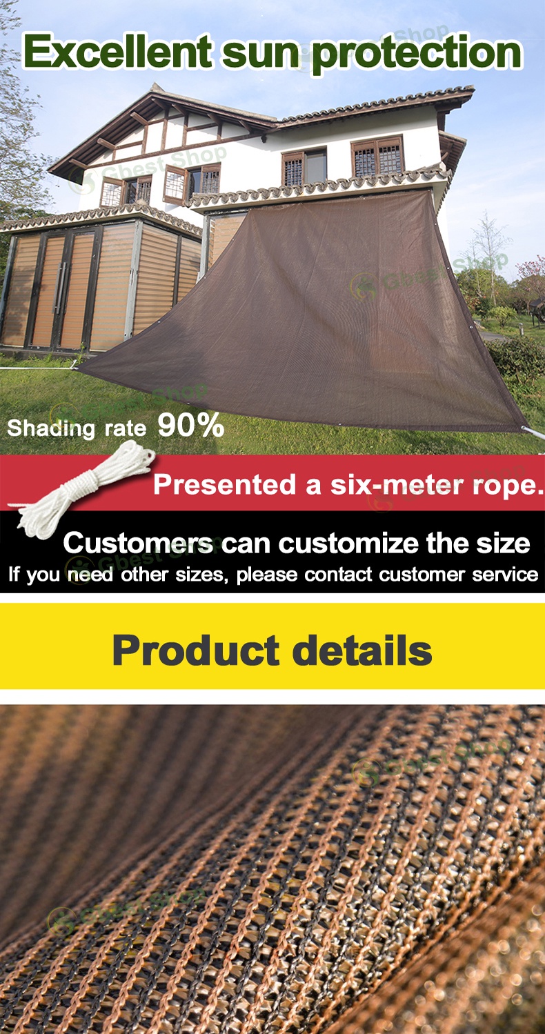 Awning Sun Shade Net Canvas Canopy Netting Sunshade Outdoor House ...